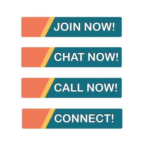 Premium Vector Call To Action Buttons For Post
