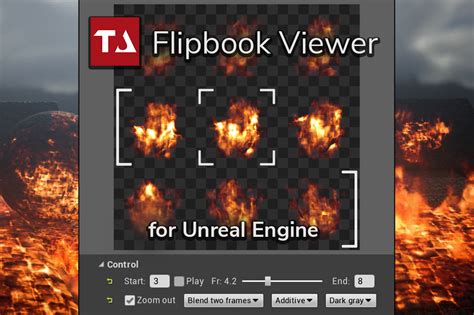 flipbook player for unreal real time vfx