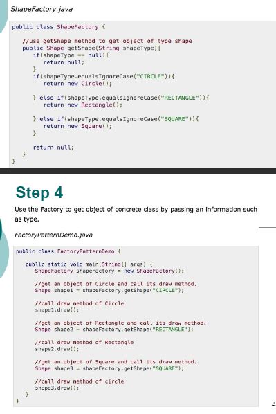 solved use junit to demonstrate how the design pattern
