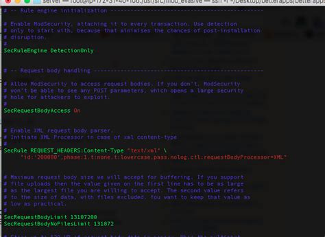 Amazon Ec2 Starting D Ah00526 Syntax Error On Line 7 Of Etcdconfdmodsecurity