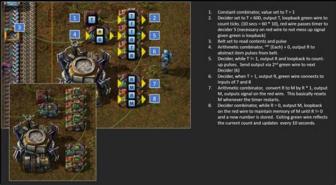 Counting Items Over Time Belt Counter R Factorio