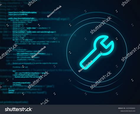 Developer Code Repair Code Lines Repair Stock Illustration 2225958441