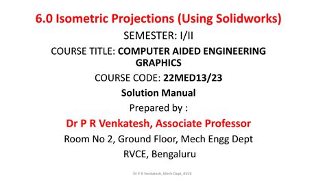 5 Isometric Projections Solutions Pdf