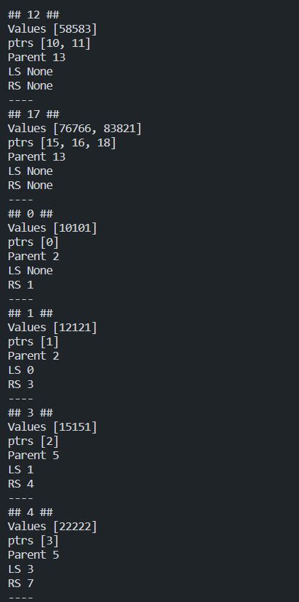 Btree Leaf Nodes Point To Wrong Records Of The Main File · Issue 170 · Datastories Unipiminidb