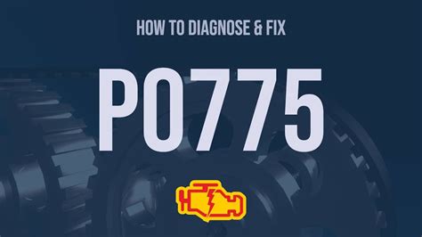 How To Diagnose And Fix P0775 Engine Code OBD II Trouble Code Explain YouTube
