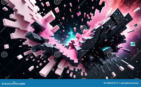 Exploding Minecraft Colorful Cubes Minecraft Blocks Minecraft Textures And Cubes Minecraft