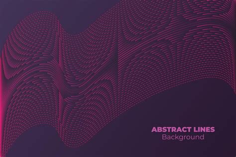 Abstract Background Vector Template For Your Ideas Monochromatic Lines Texture Waved Lines