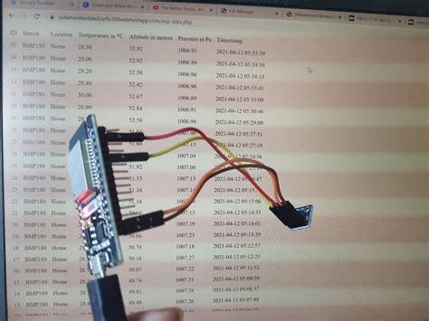 Visualisasi Web Database Esp32 Bmp180 By Zarfa Medium