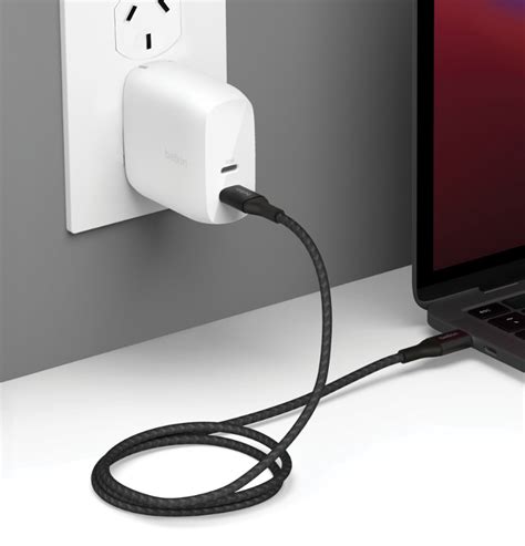 Braided USB C To USB C Power Supply Cable 240W Belkin AU