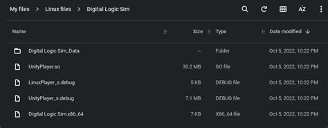 Trouble With Running Linux Issue SebLague Digital Logic Sim GitHub