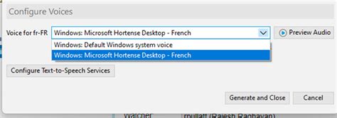 Solved How To Generate Voice Over From English To Differe Sap