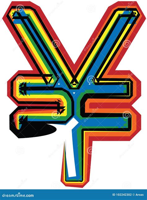 Colorful Grunge Symbol Stock Vector Illustration Of Bill 102242302