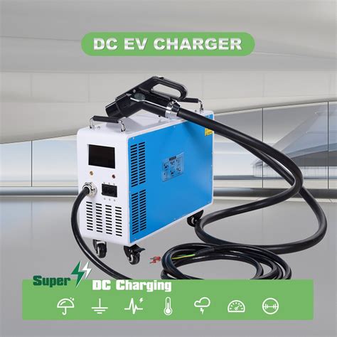 Portable Mobile Dc Ev Charger Kw Kw Kw Handheld Fast Ev Charging Station Gbt With Screen