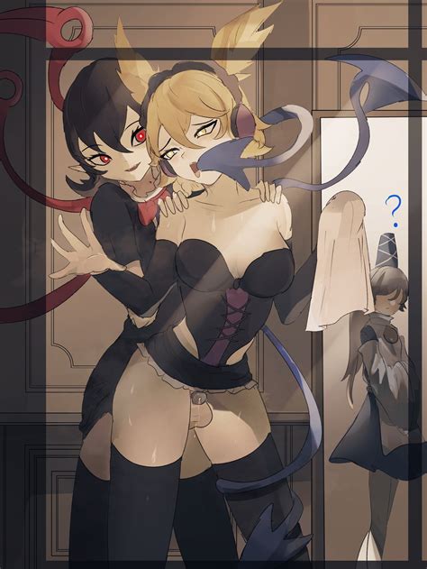 Rule 34 1futa 2girls Balls Blonde Hair Breasts Cage Caged Caged Cock
