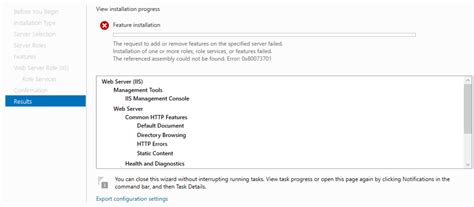 Powershell How To Fix 0x80073701 Error While Installing Iis Service On Azure Windows Server