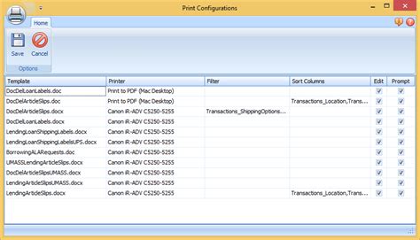 Configuring Print Settings Atlas Systems