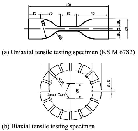 Tensile Test Specimens Download Scientific Diagram