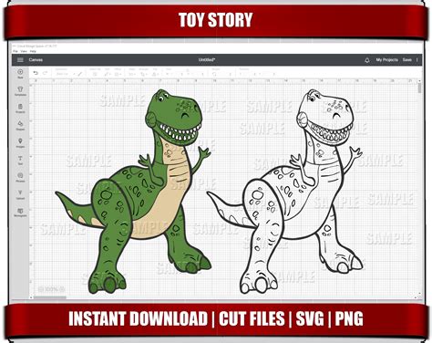Coloriages De Rex Toy Story