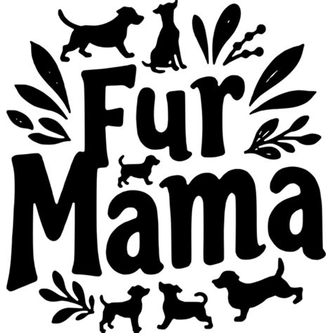 Fur Mama Svg Design For Dog Lovers