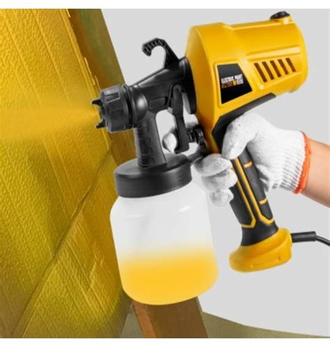 페인트 분사기 에어 건 전기 스프레이 고압 브러시 도구 페인트에 배터리 무선 어 티몬