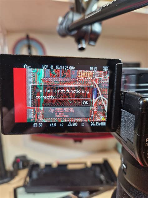 lumix s5m2x fan not functioning correctly message before i send for