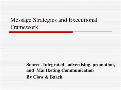 Ppt Key Message Framework Powerpoint Presentation Free Download Id