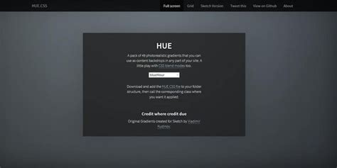 Hue Css Css Generation Gradient