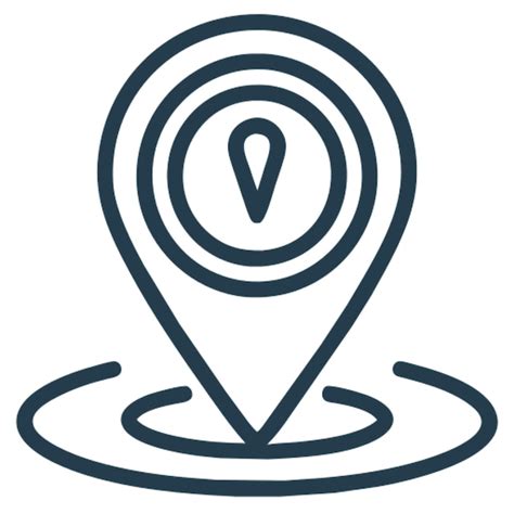 Premium Vector Location Pointer Icon Outline
