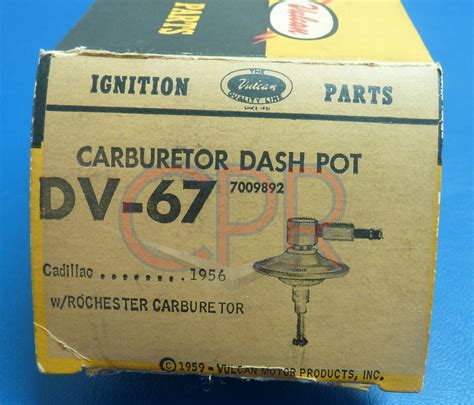1956 Cadillac Throttle Return Dashpot Check Assembly Nos Cpr