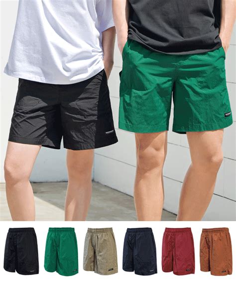 헤링본 커플 남자 여자 래쉬가드 팬츠 빅사이즈 수영복 워터 보드숏 비치웨어 밴딩 나일론 숏 반바지 하의 Af308