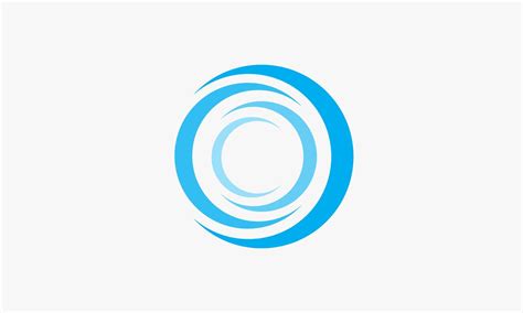 Vortex Logo Design Vector Blue Color On White Background 4638578