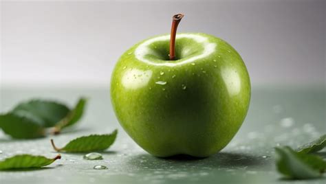 Premium Photo Photo Of Green Apple Perfectly Juicy