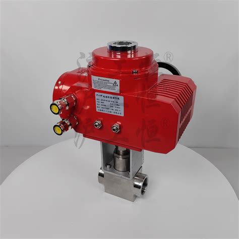 沪工恒牌 Ghtj911w 25p电动针型调节阀 微小流量内螺纹高压控制阀 工恒阀门（上海）有限公司