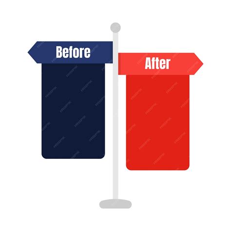 Premium Vector Gradient Before And After Background Template Two Compare Vector Templates