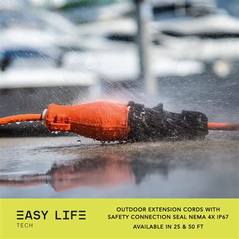 Outdoor Extension Cord Easylife Tech By Famatel