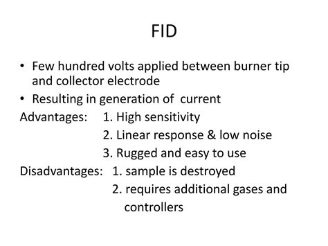 Gas Chromatography Detectors Types Ppt