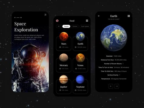 Space App Design Behance