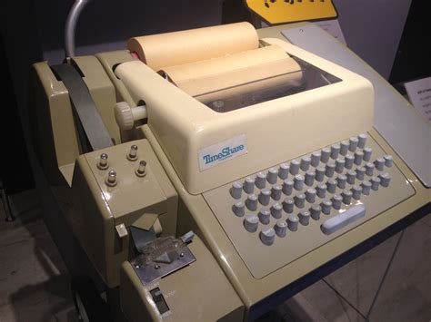 This Is The Teletype Model 33 Introduced In 1963 It Was One Of The First To Employ The Brand