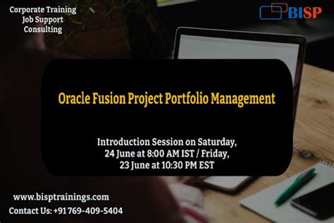 Bisp Trainings On Linkedin Oracle Fusion Project Portfolio Management Ppm Online Training