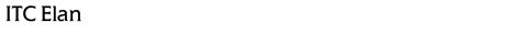 Itc Elan Font Webfont And Desktop Myfonts