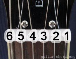 The Strings Of The Guitar From Lowest To Highest
