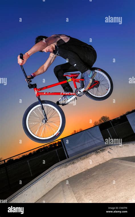 BMX Freestyle Stock Photo Alamy