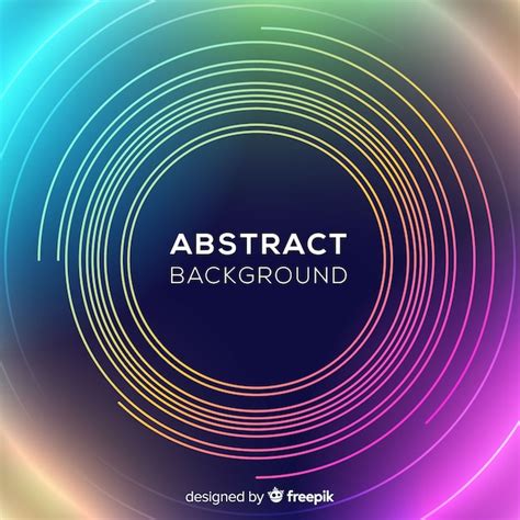 추상 미래 네온 배경 무료 벡터