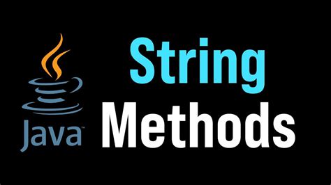 Métodos Para La Clase String En Java Youtube