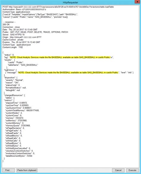 Load Data Into Sas Viya Via Rest Api Sas Users