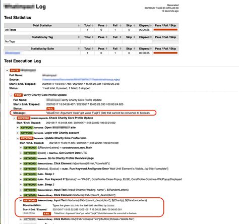 Robotframework Argument Clear Cannot Be Converted To Boolean Robot Framework Automated