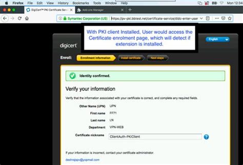 Digicert Pki Authentication Client Extension Get This Extension For 🦊