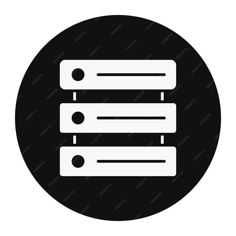 Premium Vector Server Vector Illustration