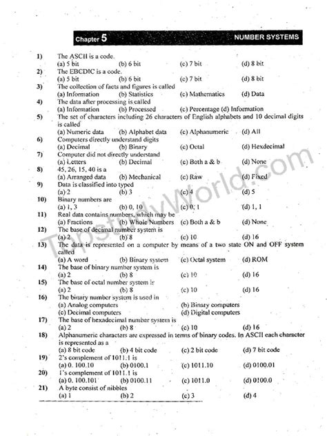 Chapter 5 Number System Pdf