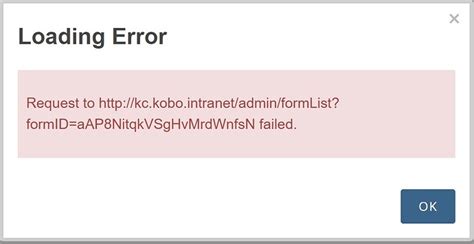 Loading Error Request Failed Kobo On Your Own Server Kobotoolbox